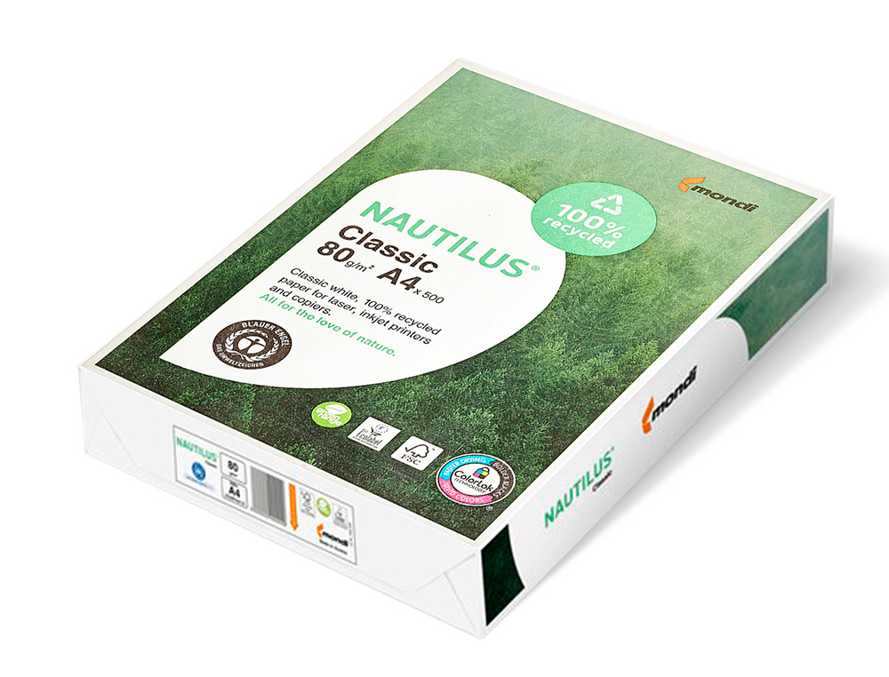 Papeleria Artigas Papel Fotocopiadora Nautilus Din A4 80 Gramos